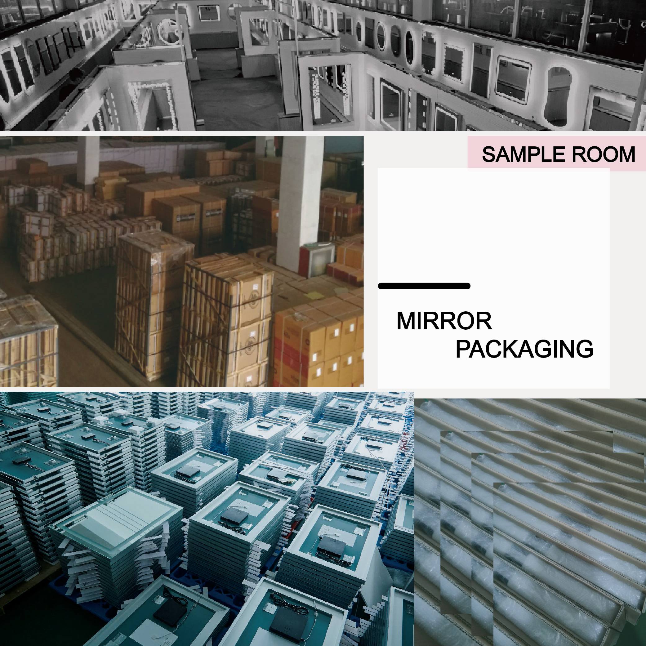 CE IP44 New Style 4 Sides Frame Illuminated LED Bathroom Mirror with ...